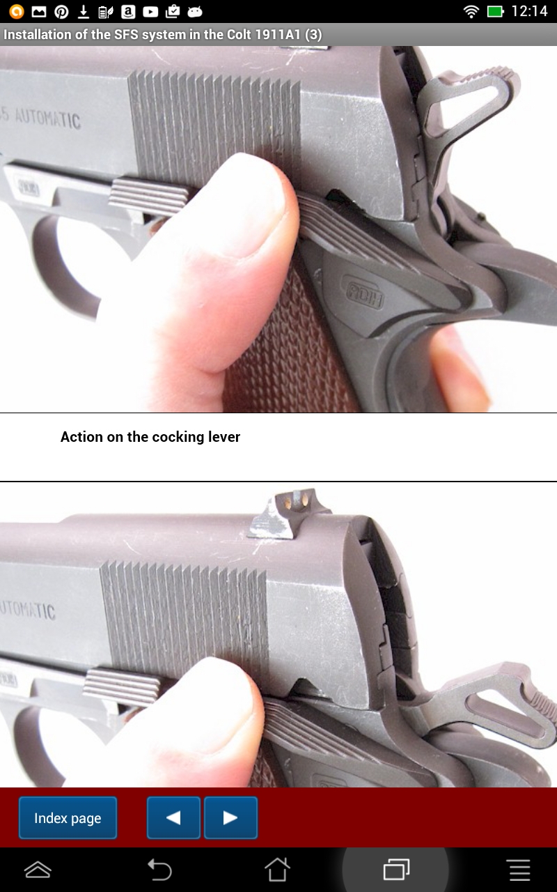 SFS (Safety Fast Shooting) device for Colt pistols - App on Amazon Appstore