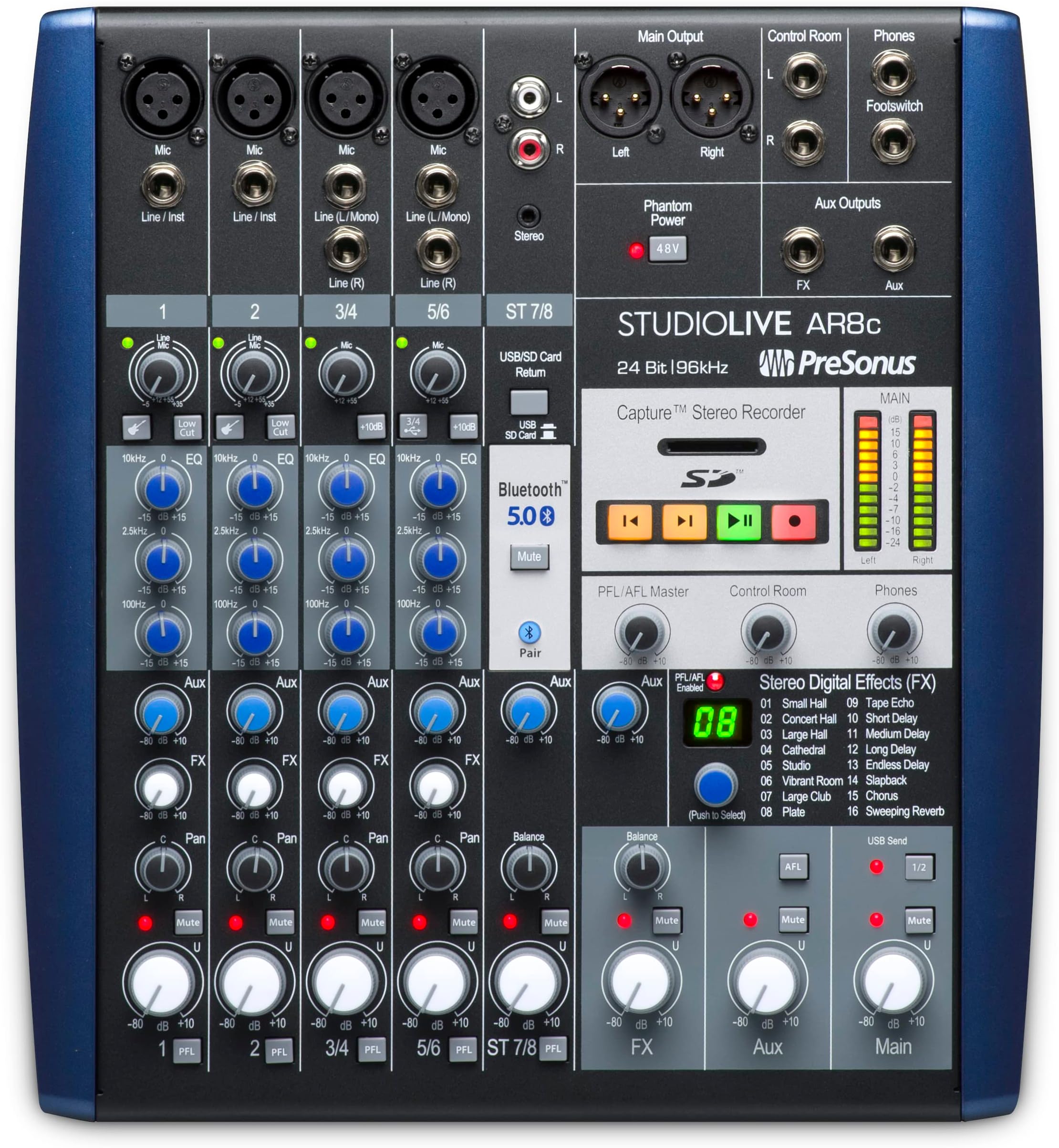 Amazon.com: Behringer FLOW 8 8-Input Digital Mixer with Bluetooth Audio ...