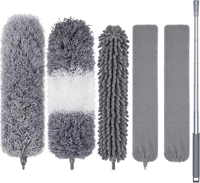 Amazon.com: Dusters for Cleaning, 6 PCS Microfiber Feather Gap Dust ...