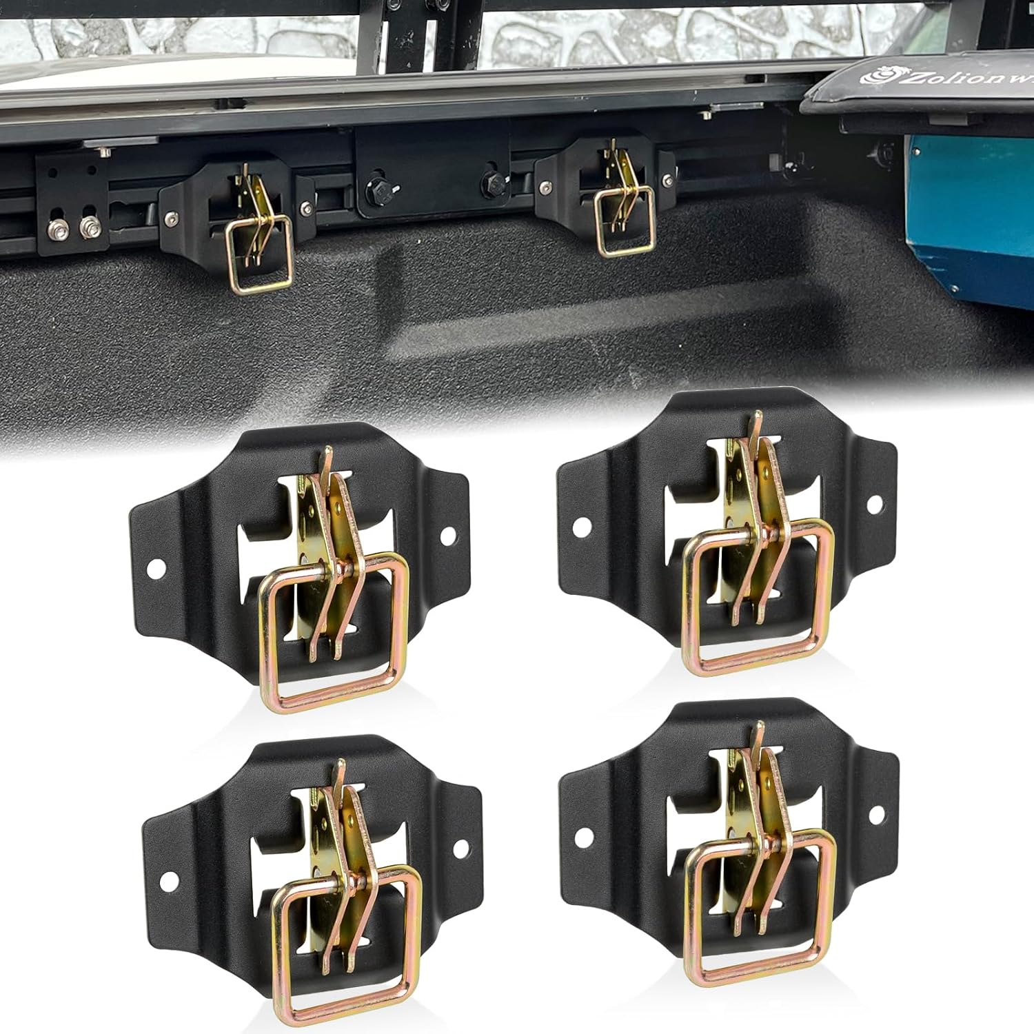 Amazon.com: MAIKER 4Pcs Truck Bed Tie Down Anchors Compatible with 2005 ...