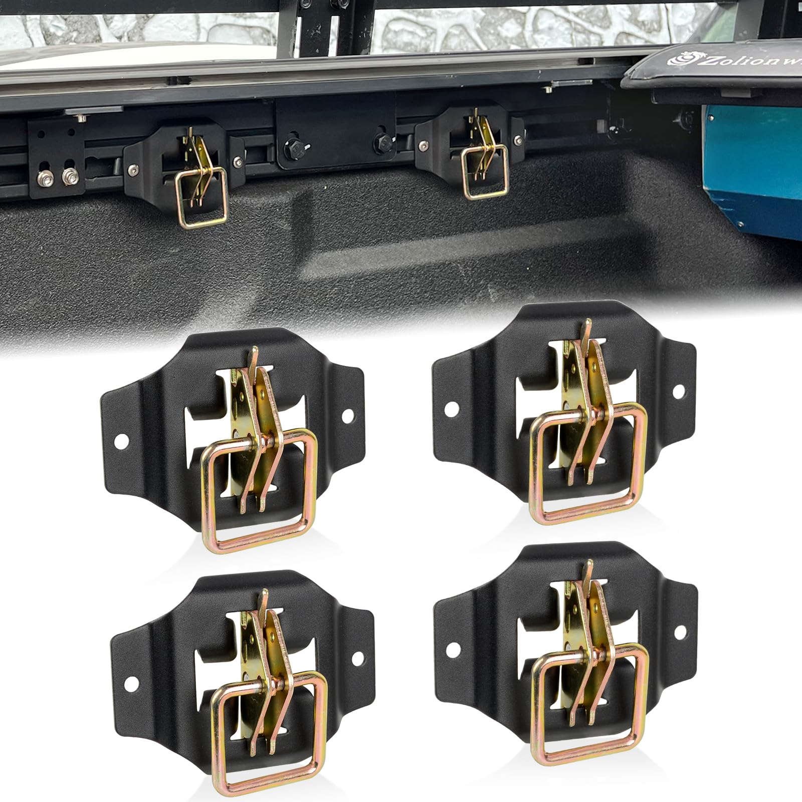 Amazon.com: MAIKER 4Pcs Truck Bed Tie Down Anchors Compatible with 2005-2022 Toyota Tacoma&2007 ...