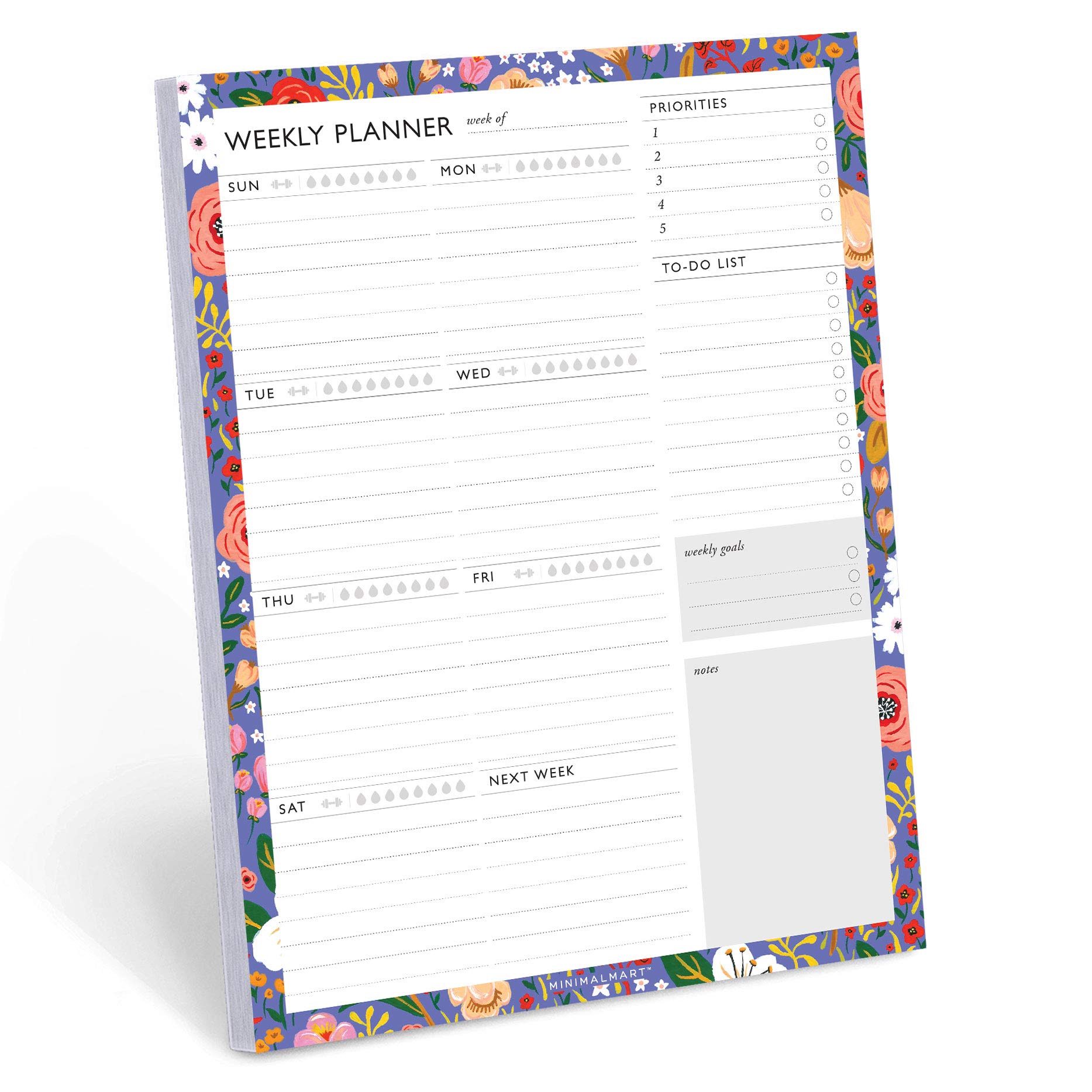 Buy Minimalmart Weekly Planner with 52 Undated 8.5 x 11 Tear-Off Sheets ...