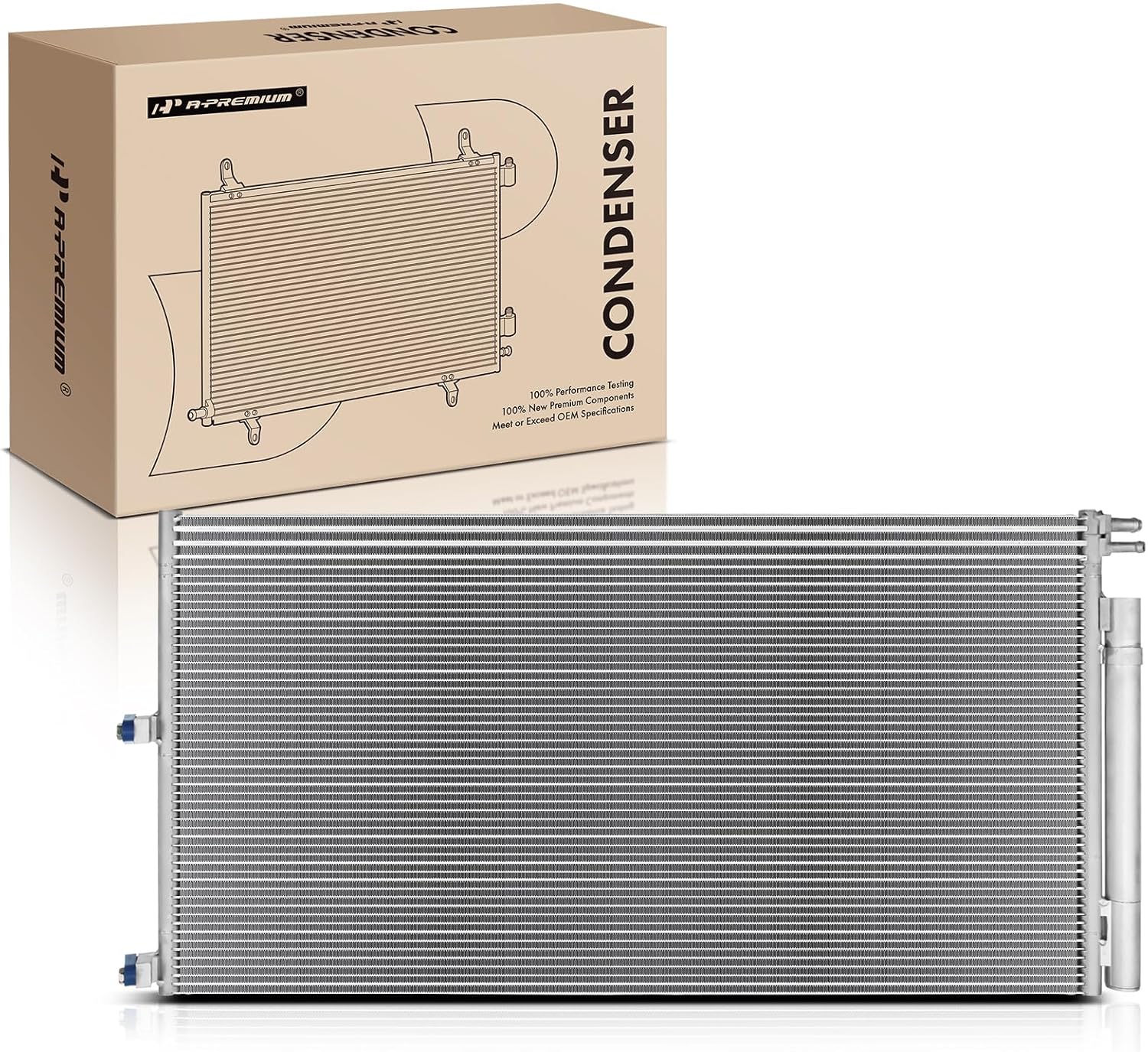 A-Premium Air Conditioning A/C Condenser Compatible with Ford F-150 ...