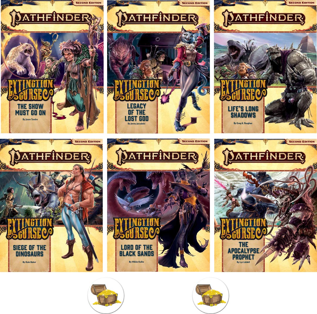Buy Bundle of Pathfinder (P2) Complete Adventure Path Extinction 1 to 6 ...