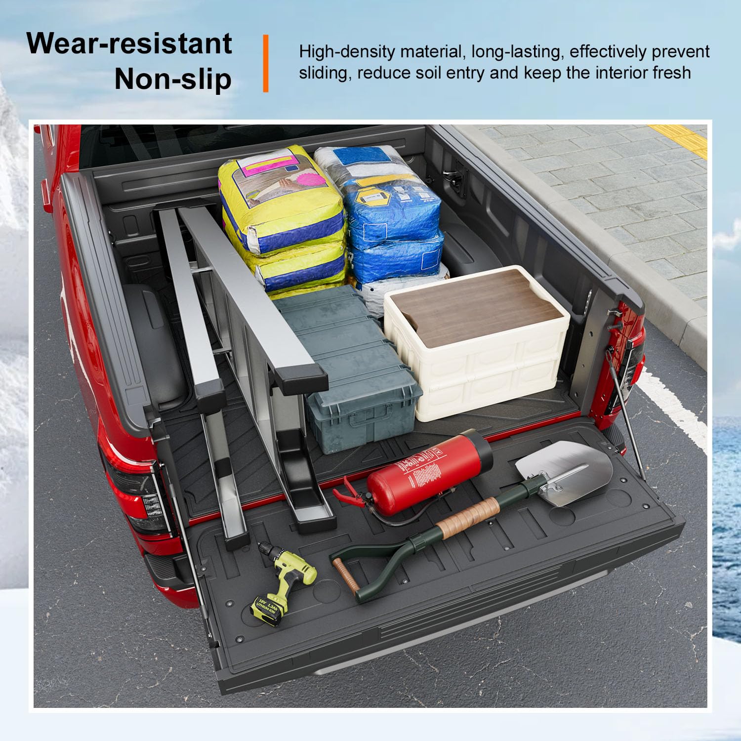 Snapklik.com : Powoq 5.5FT Truck Mat Compatible