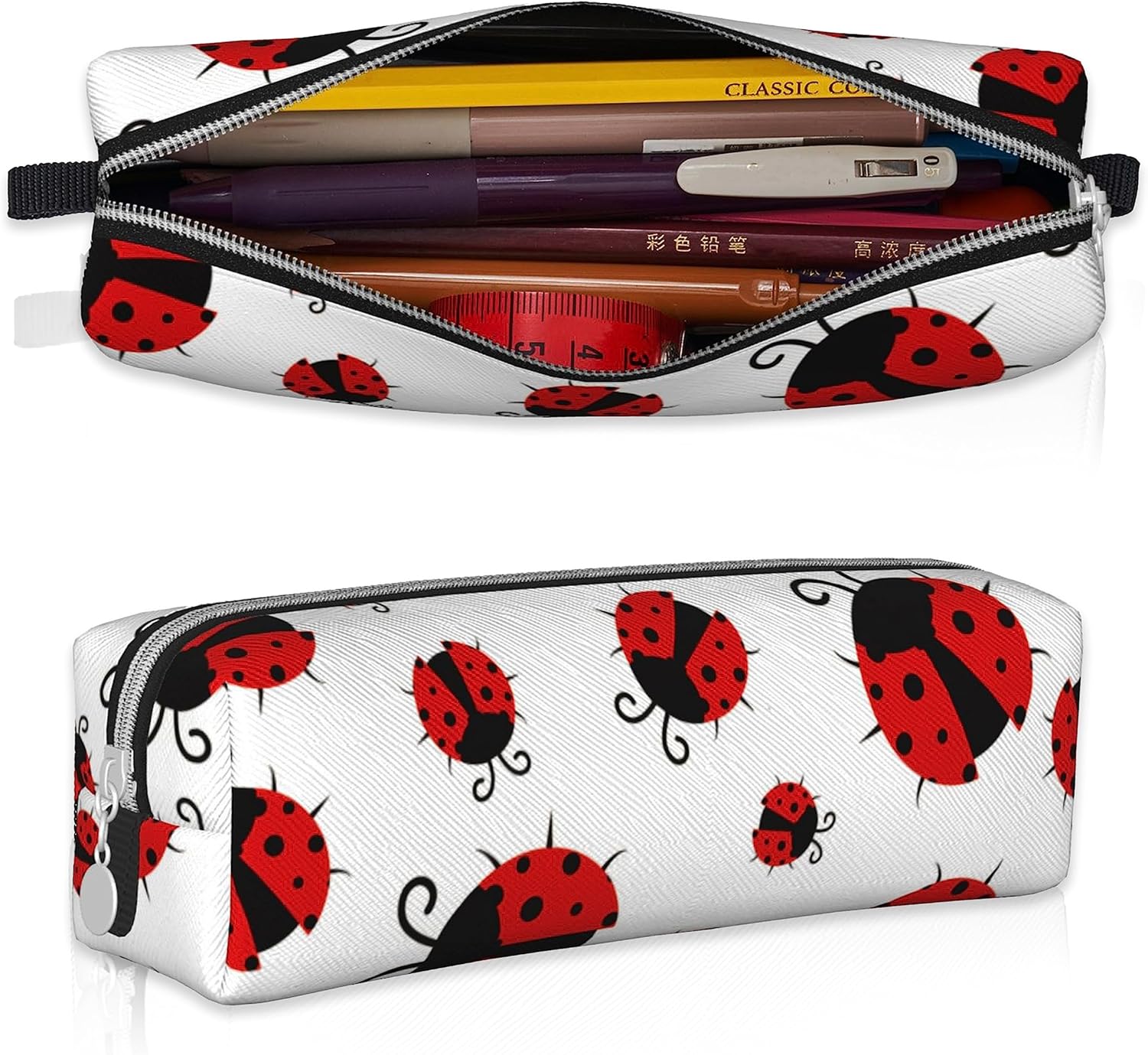 Amazon.com: Lamtwbos Ladybug Pencil Pouch for Boys Girls High Capacity ...
