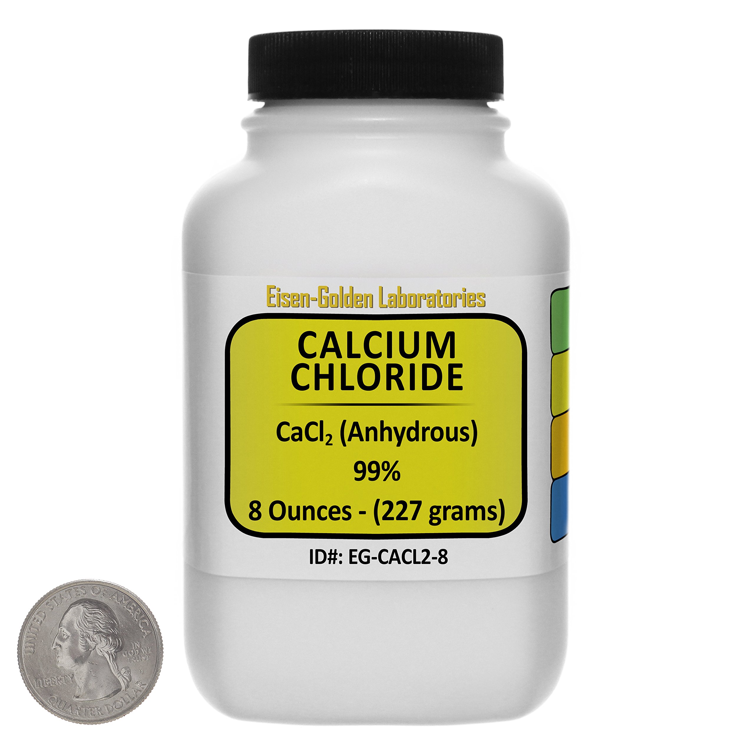 Amazon.com: Calcium Chloride [CaCl2] 99% ACS Grade Prills 8 Oz in a ...