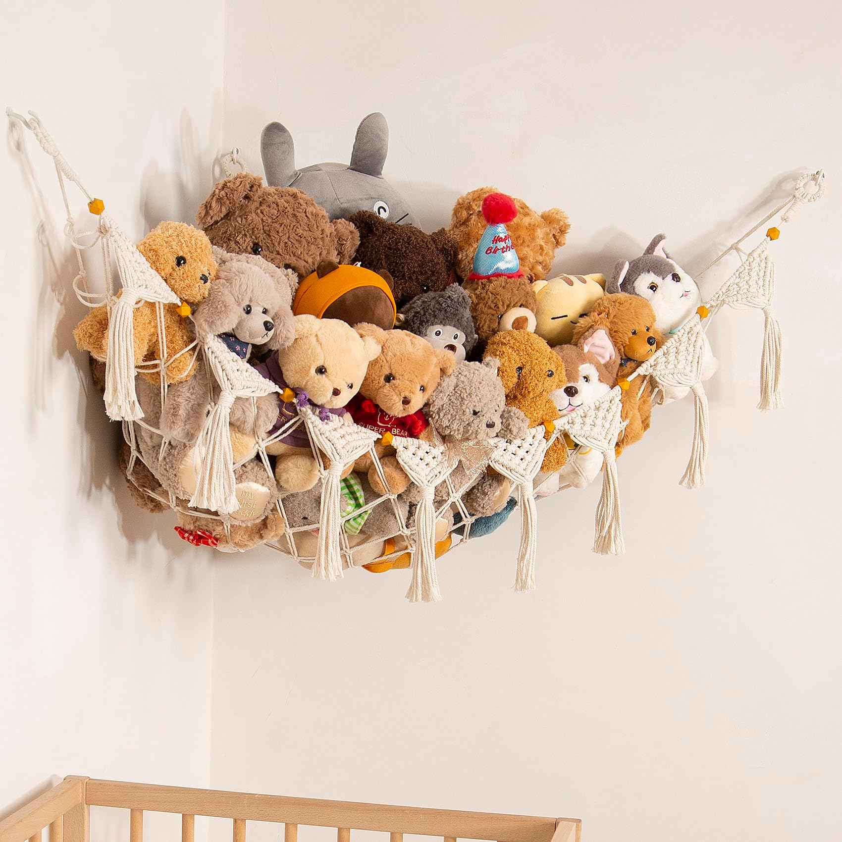 Amazon.com: Stuffed Animal Storage Hammock or Net Corner - Large Toy ...