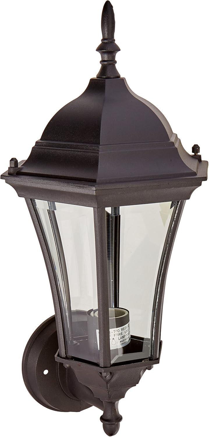 Trans Globe Lighting 4502 BK 1-Light Coach Lantern, Black, Wall Lamps ...