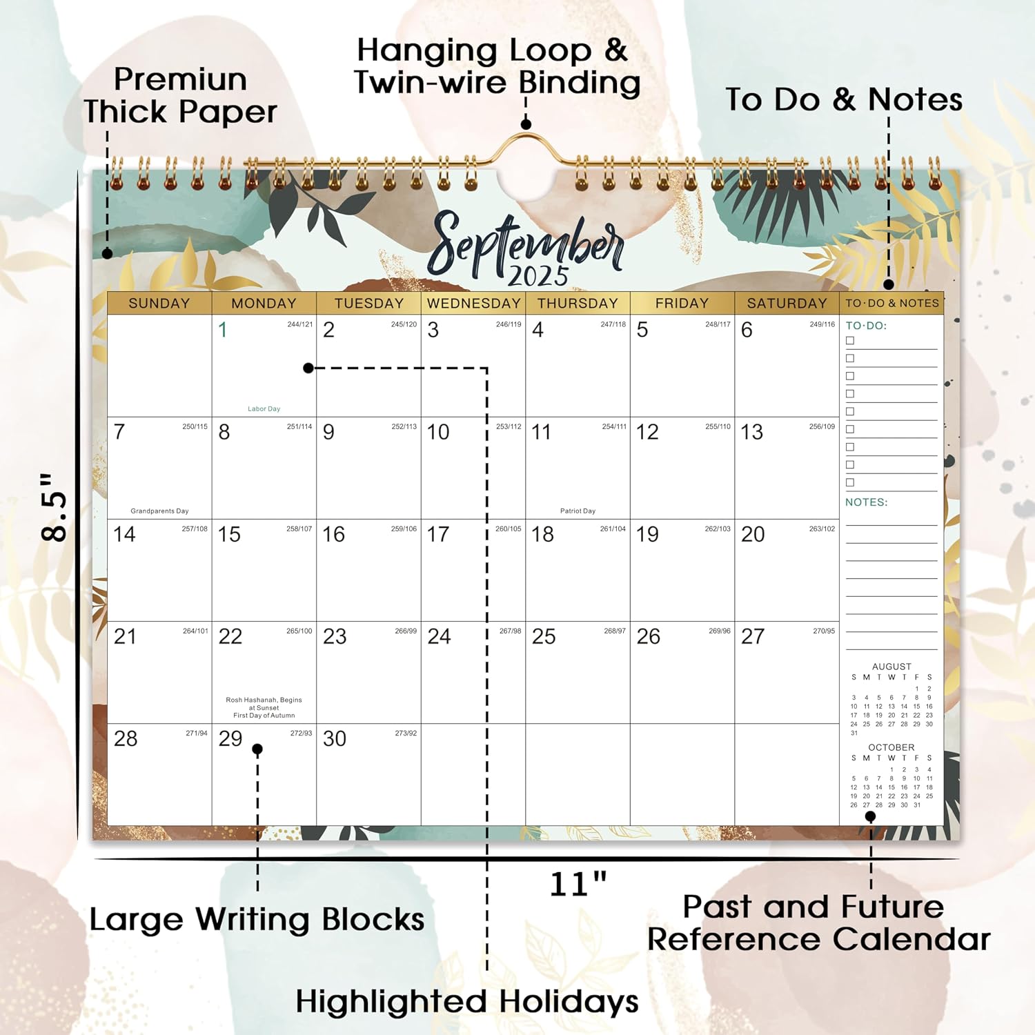2025 Wall Calendar - 2025 Calendar, 12 Monthly Australia | Ubuy