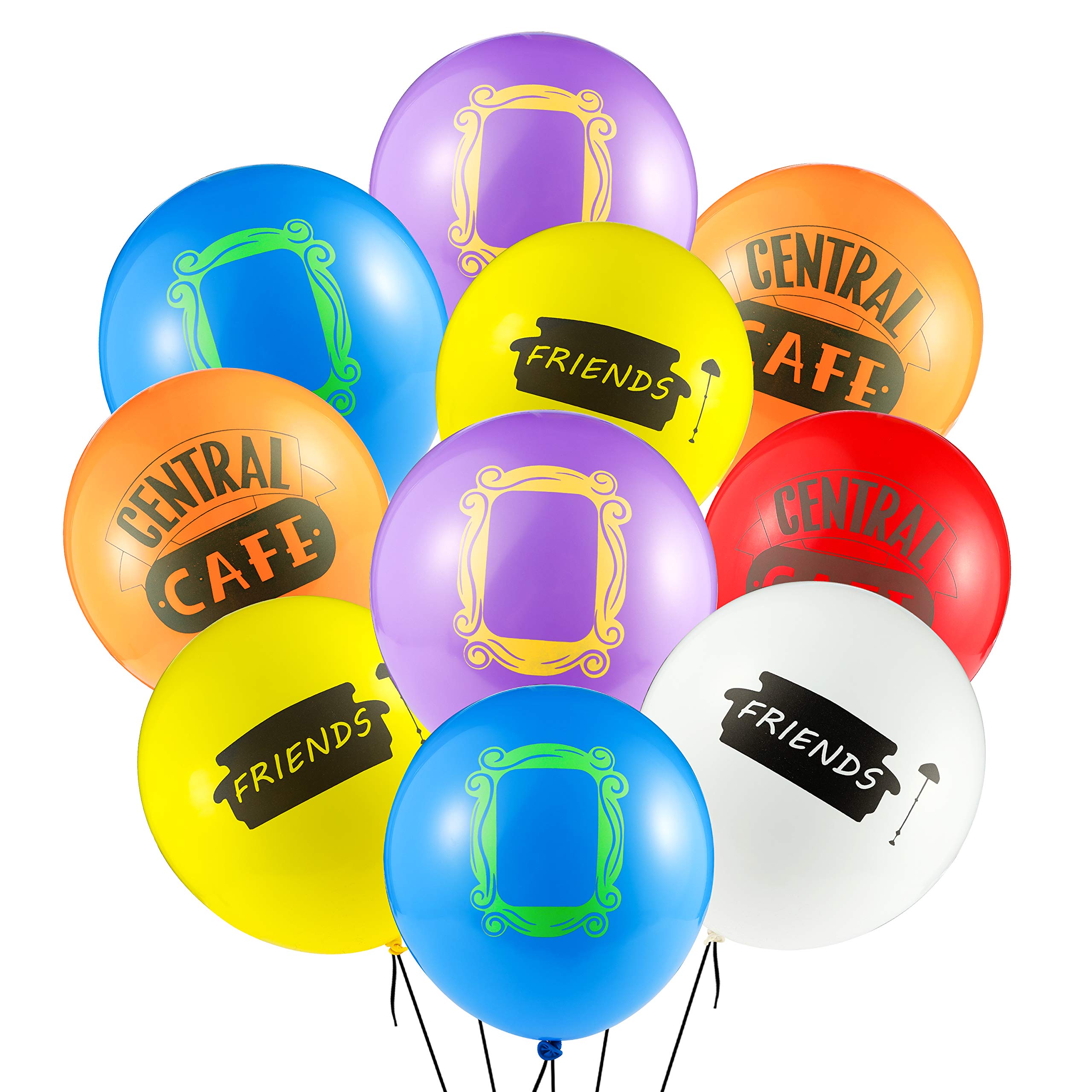Buy 30Pcs Friend Party Balloons Themed for Friend Fan Latex Helium ...