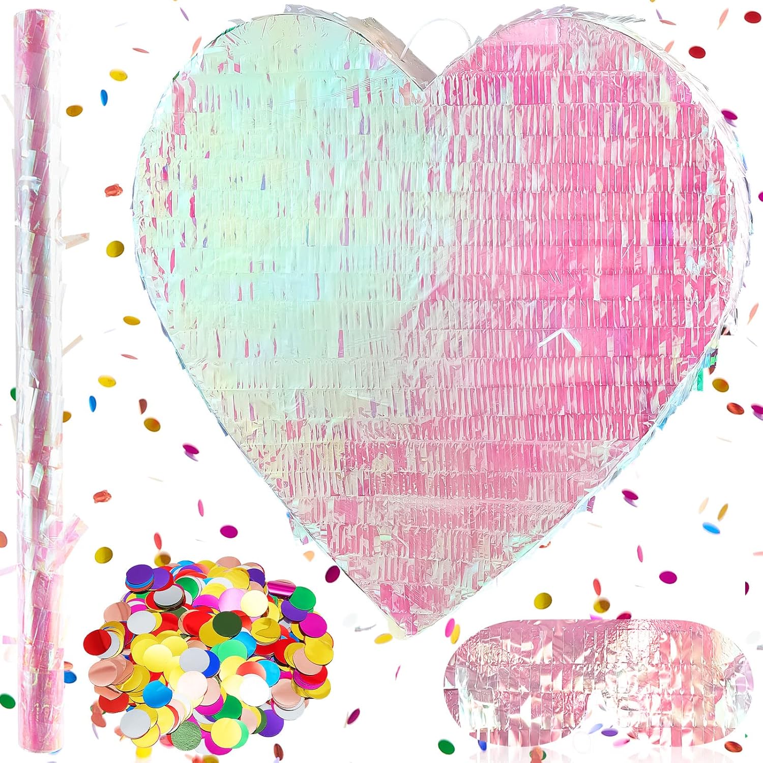 Amazon.com: 3D 19.7 Inch Pinatas for Birthday Party Colorful Pinata ...
