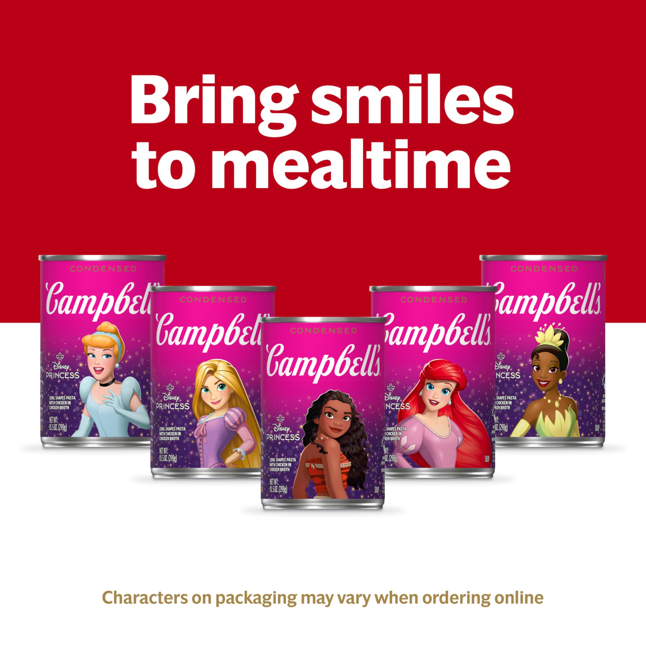 Snapklik.com : Campbells Condensed Disney Princess Soup, 10.5 Oz. Can