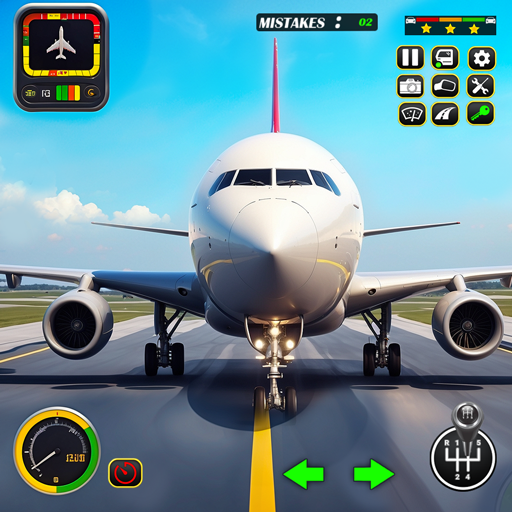 Airplane Flight Simulator Real Pilot Aeroplane Flying Sky Racing ...
