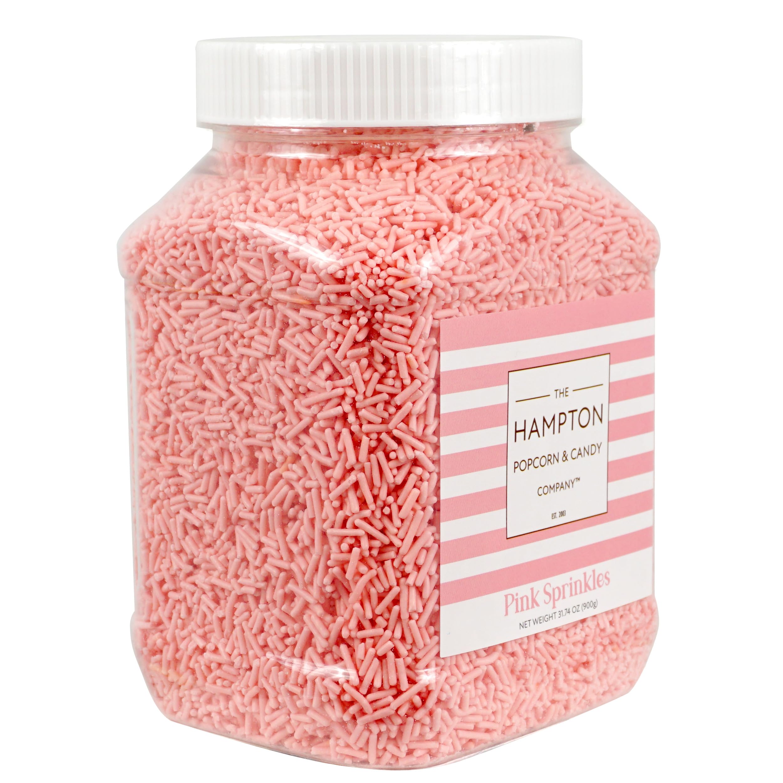 Amazon.com: Pink Sprinkles Jimmies 1.98 Pounds Container, Sprinkles For ...