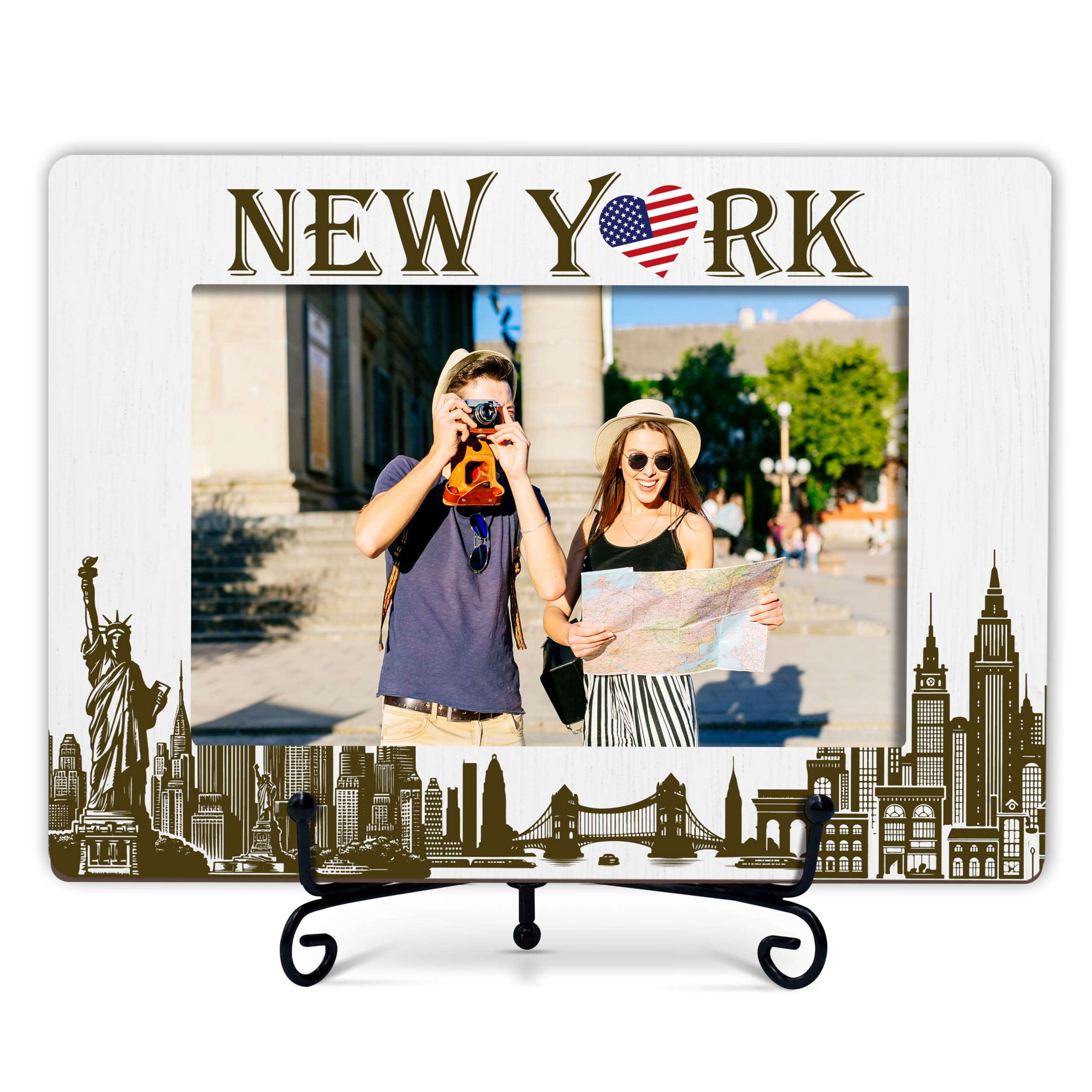 Amazon.com - New York Gifts Picture Frame, New York Tourist Attractions ...