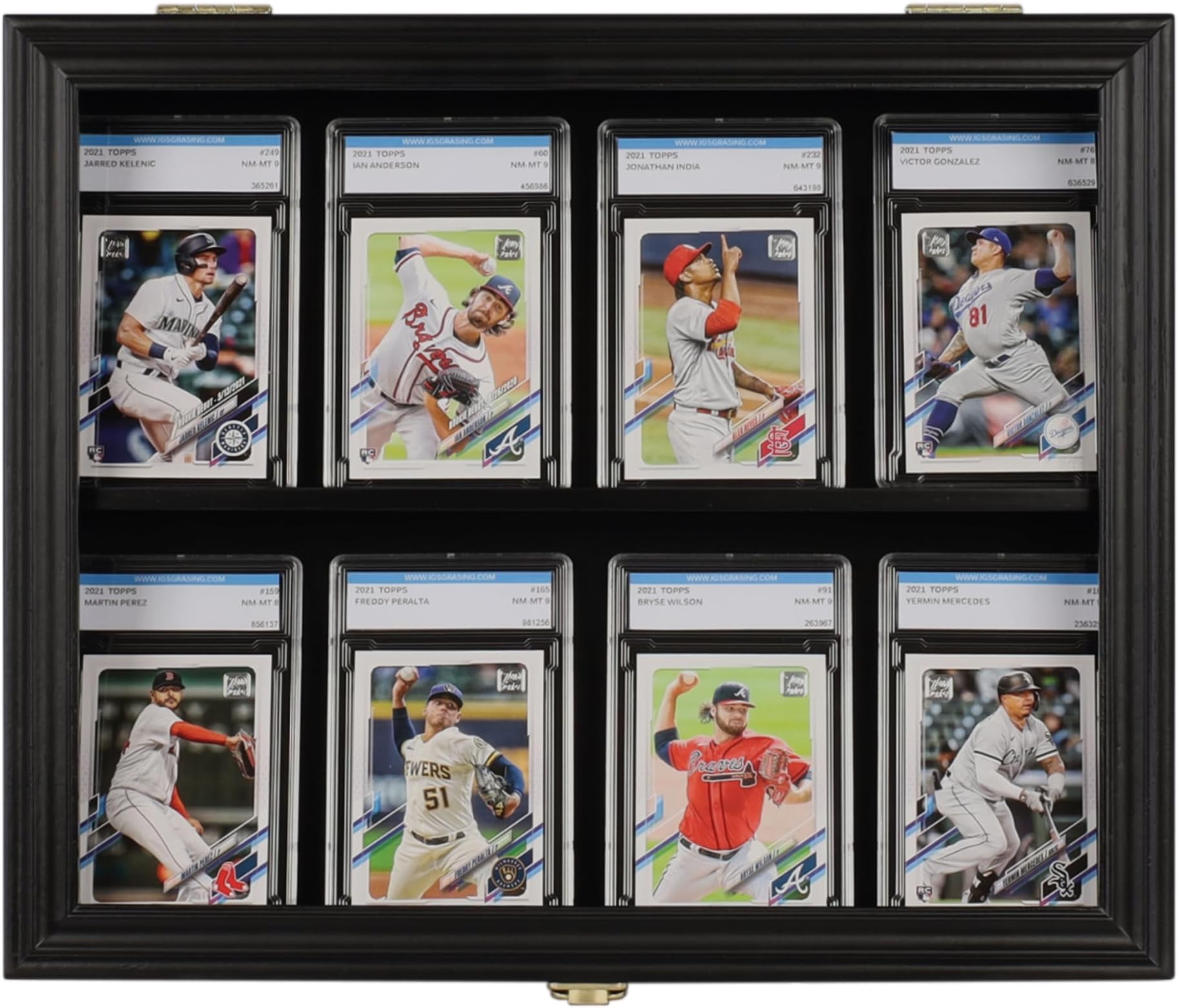 Amazon.com: Baseball Card Display Case - 8 Graded Sports Card Display ...