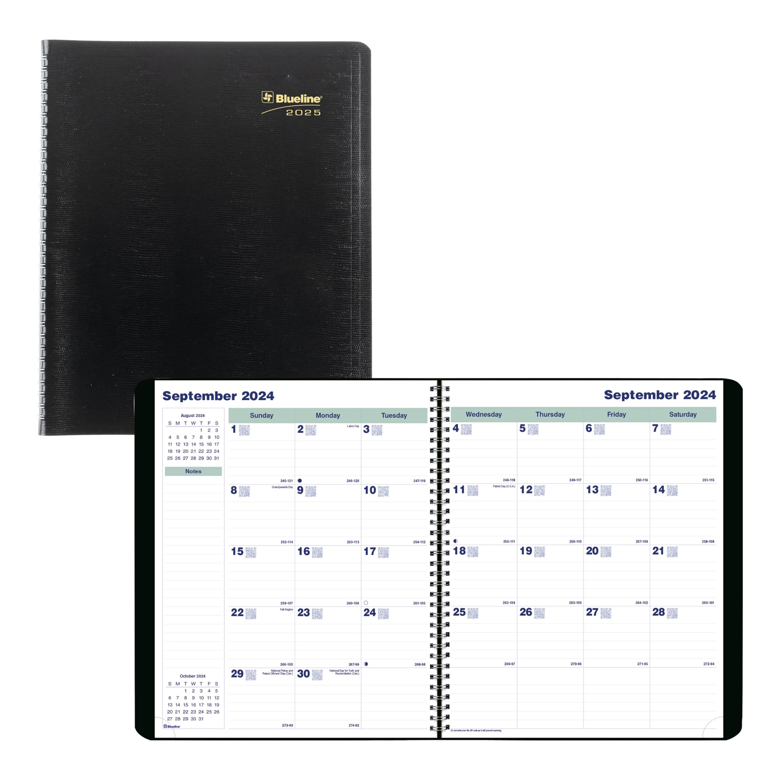 Amazon.com : Blueline® 2025 Plan & Link™ Essential Monthly Planner, 16 ...