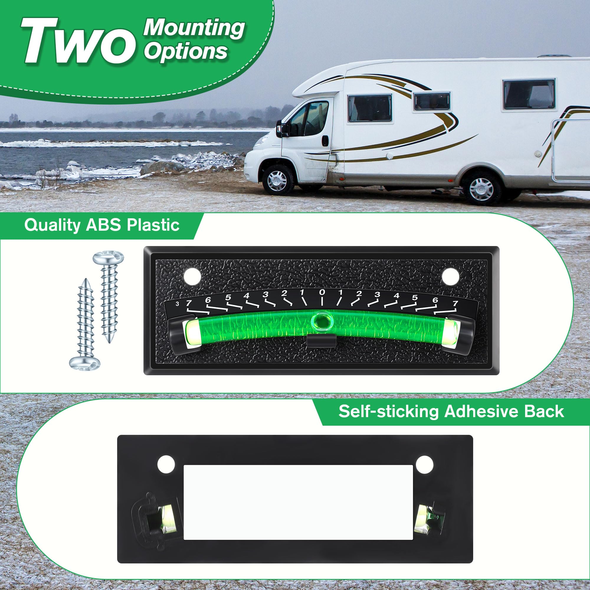 Snapklik.com : 2 Pack Rv Level Bubble,graduated Scale Levels For ...