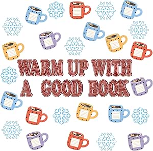 Amazon.com: 70 Pcs Snowflake Bulletin Board Cutouts Set Winter ...