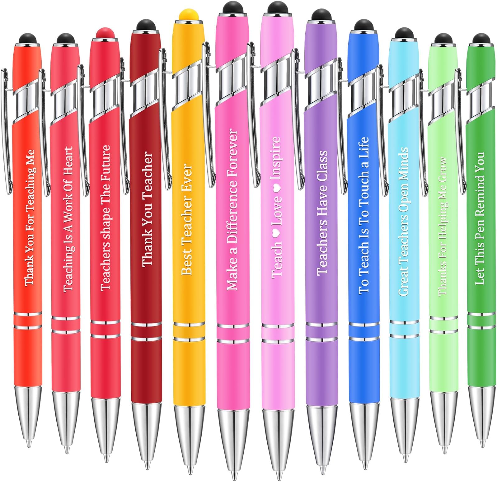 Amazon.com : Outus 30 Pcs Teacher Appreciation Pens with Stylus Tip ...