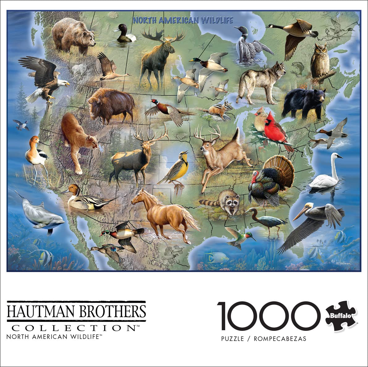 Buffalo Games – Hautman Brothers – North American Wildlife – 1000 Piece ...