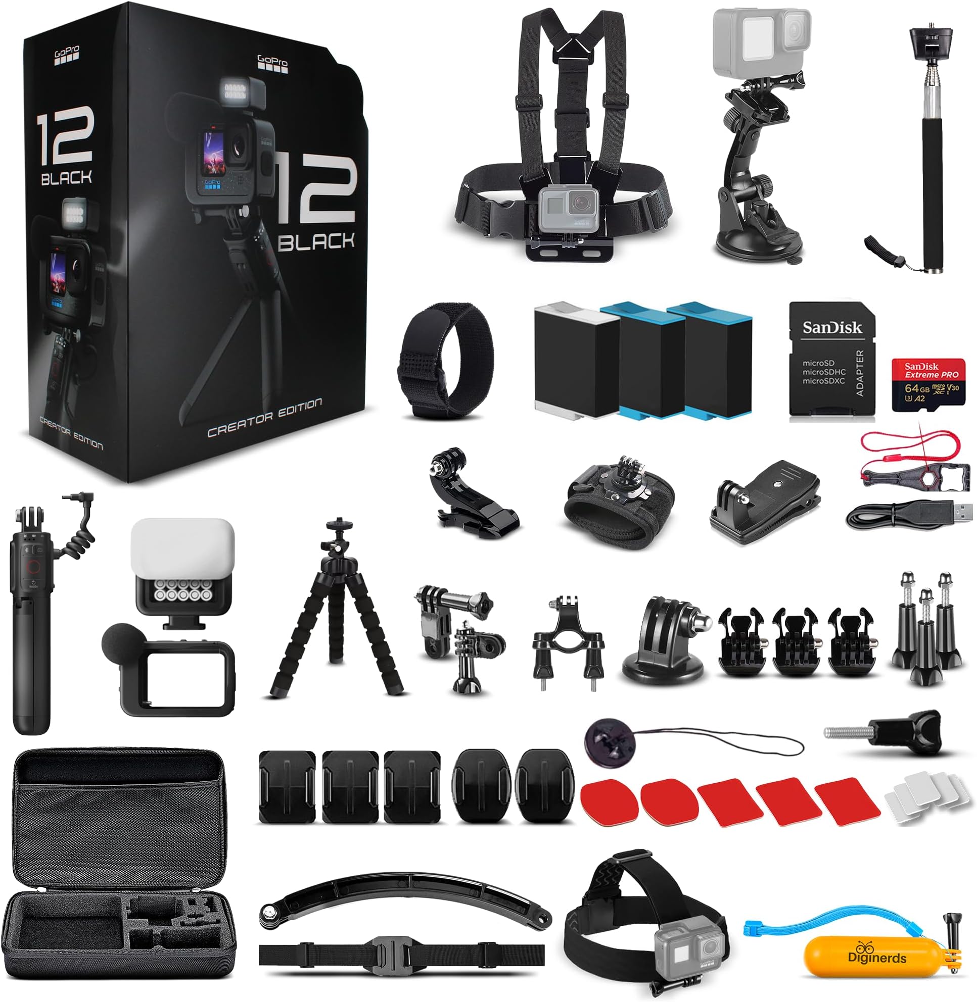 Amazon.com : GoPro HERO11 Black Creator Edition - Includes HERO11 ...