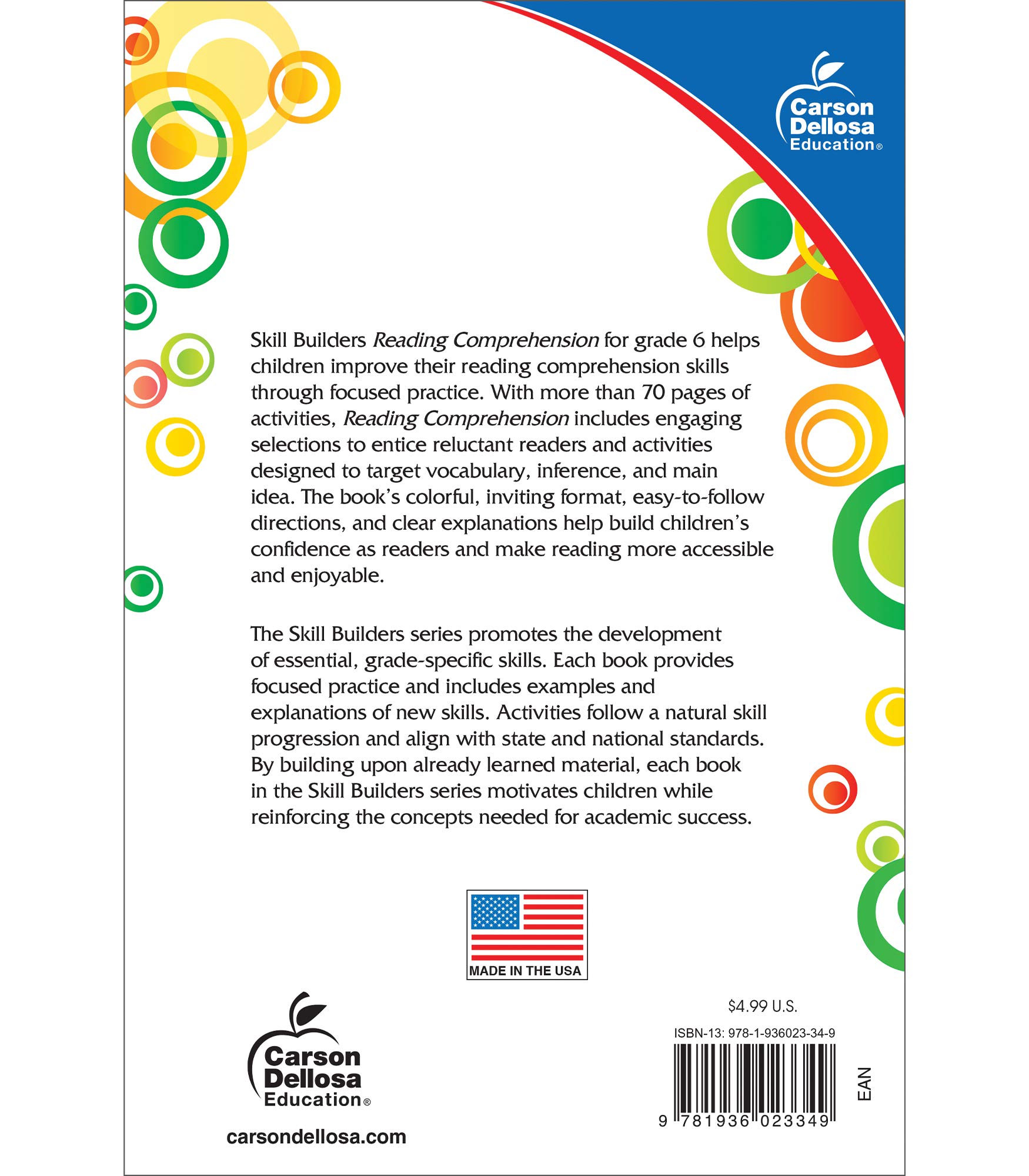 Snapklik.com : Carson Dellosa Skill Builders Reading Comprehension ...
