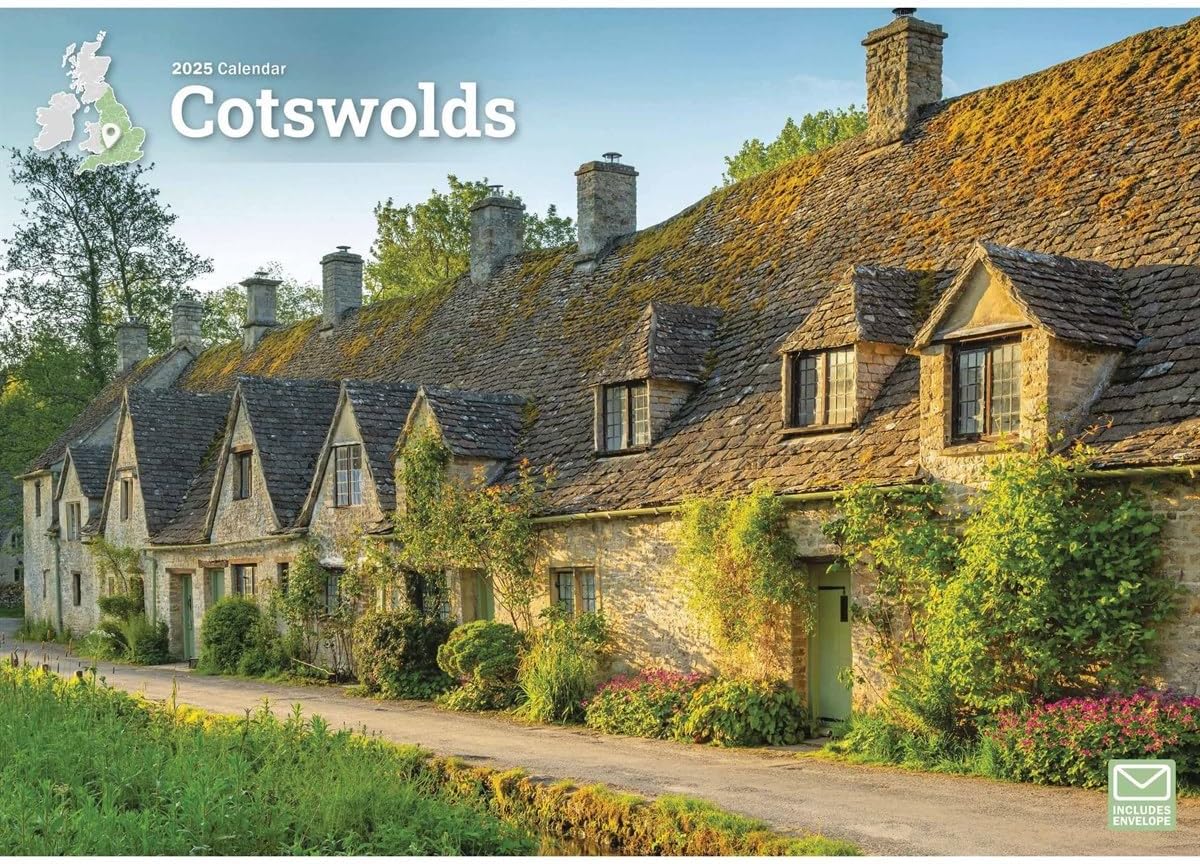 Cotswolds A4 Calendar 2025 (PFP) : Amazon.co.uk: Stationery & Office ...