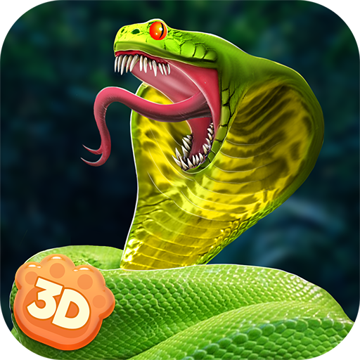 Poisonous King Snake Cobra Slither: Asian Reptile Wildlife Simulator ...