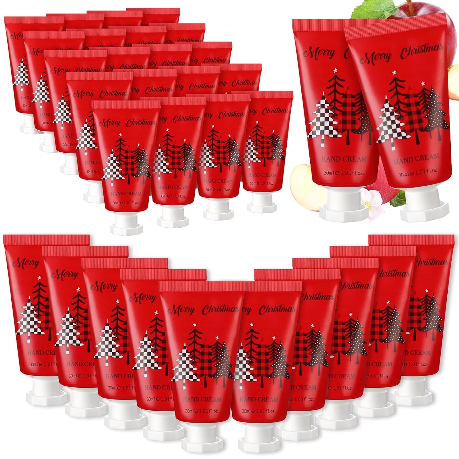 Amazon.com : Heigble 30 Pcs Christmas Hand Cream Bulk Christmas Gifts ...