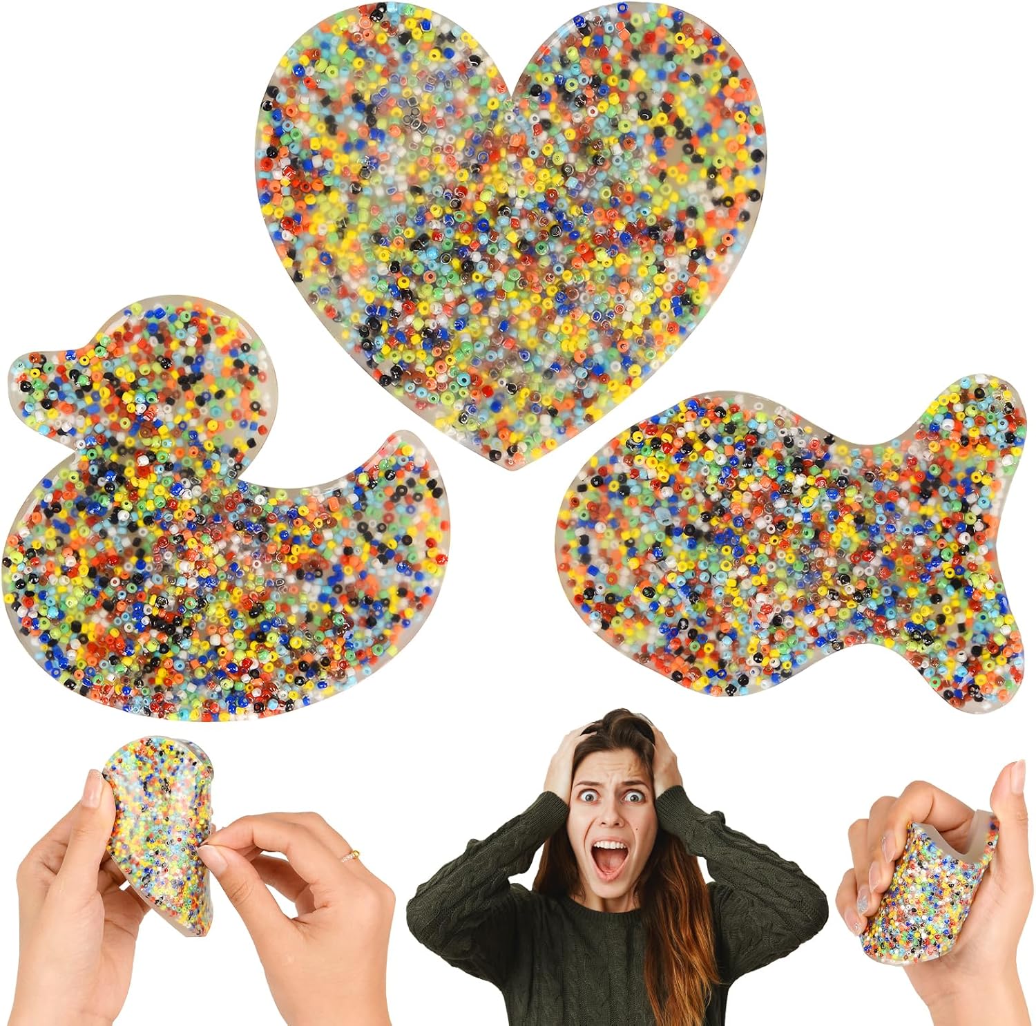 Picky Pad, 3pcs Skin Picking Fidget Toys, Picking Pad Fidget, Picky ...