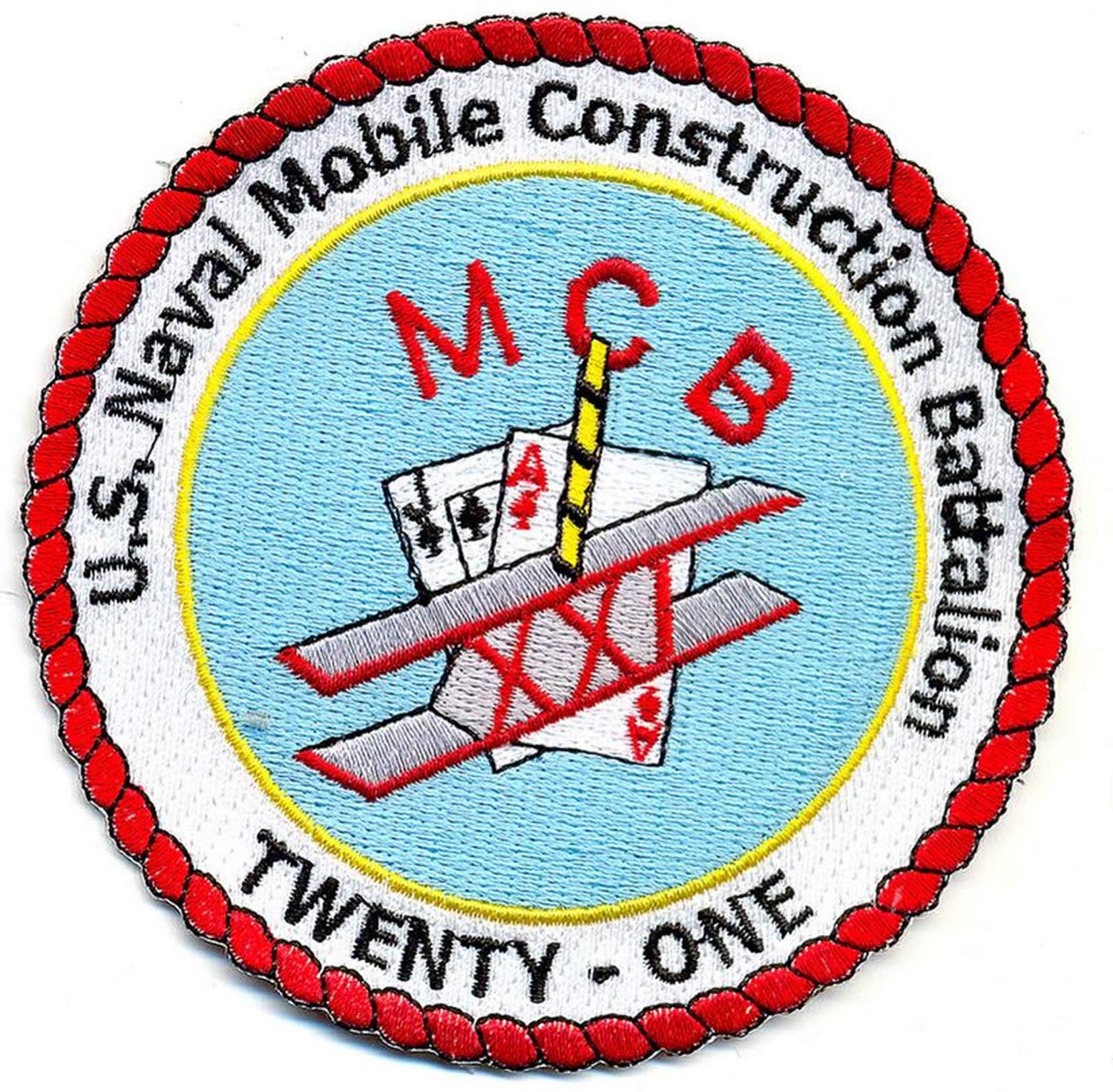 Amazon.com: U.S. Naval Construction Battalion NMCB-21 Seabee Patch ...