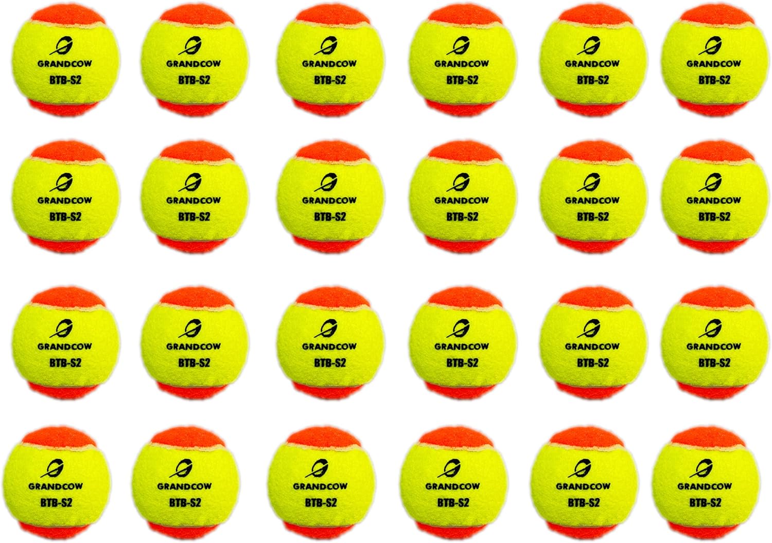 Amazon.com : GRANDCOW Beach Tennis Ball 12/24 Packs Stage 2 Trainning ...