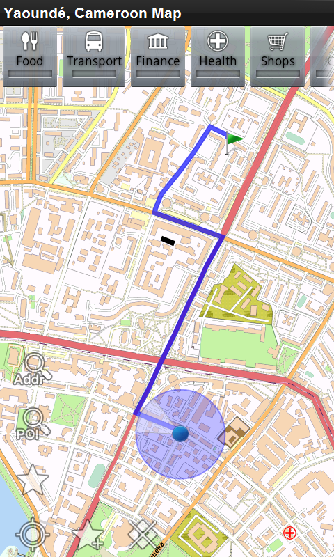 Yaoundé, Cameroun Offline Map: PLACE STARS:Amazon.fr:Appstore for Android