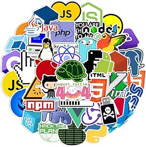 Amazon.com: Cute Hacker Stickers Pack, 50pcs Programming Stickers for ...