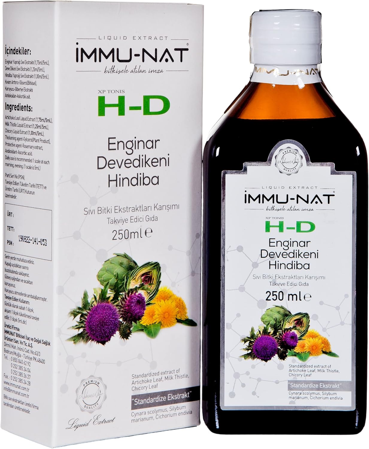 Amazon.com: Immu-Nat Extracto líquido de cardo mariano de limpieza de ...