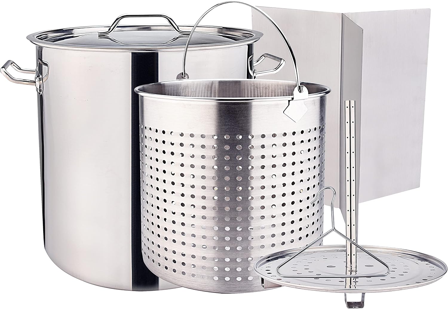 Amazon.com: ARC 84QT Stainless Steel Stockpot for Crawfish Seafood ...