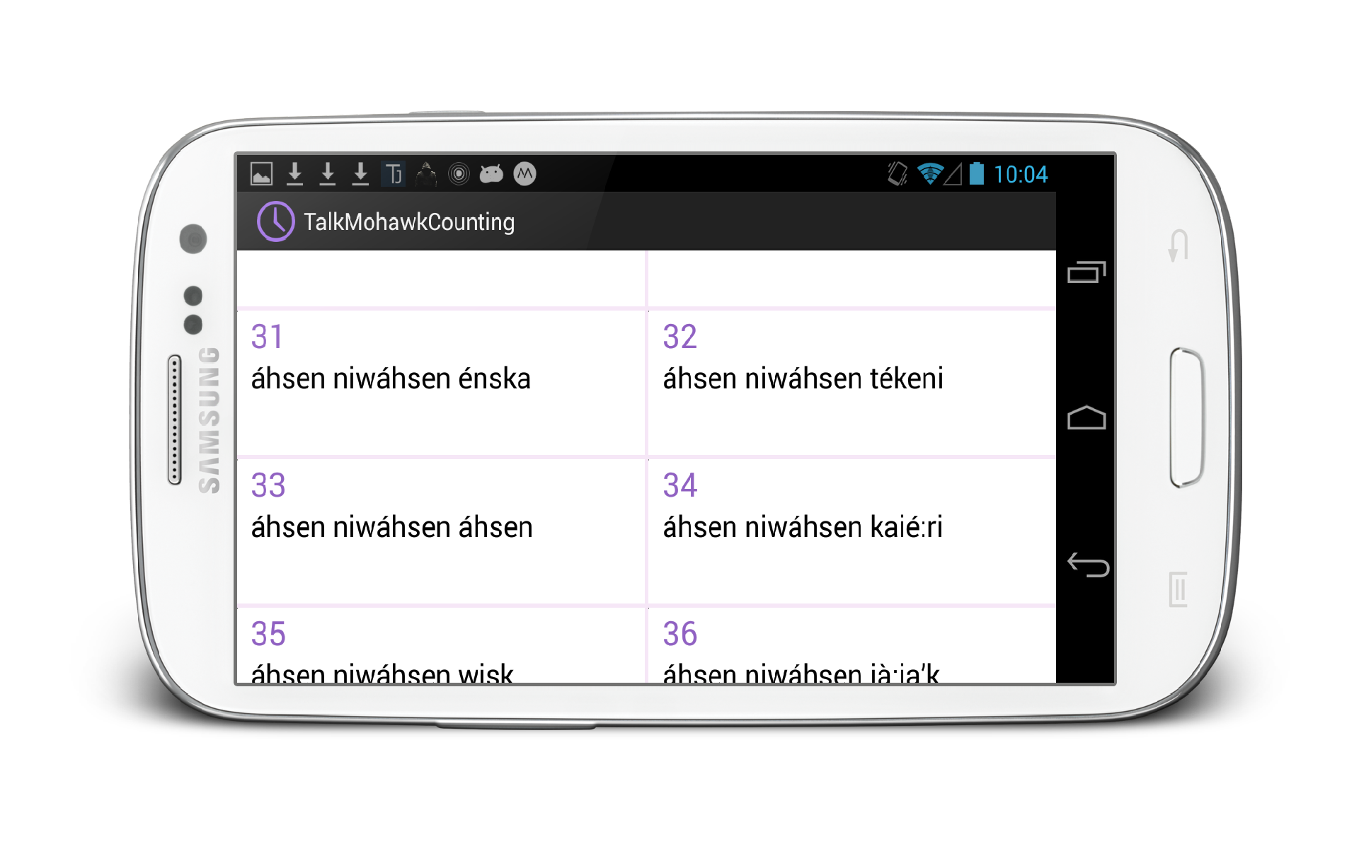 Talk Mohawk Counting - App on Amazon Appstore