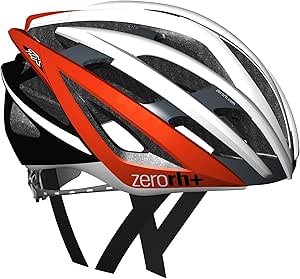 zero rh+ ZX Bicycle Helmet red/white Size:M : Amazon.co.uk: Sports ...