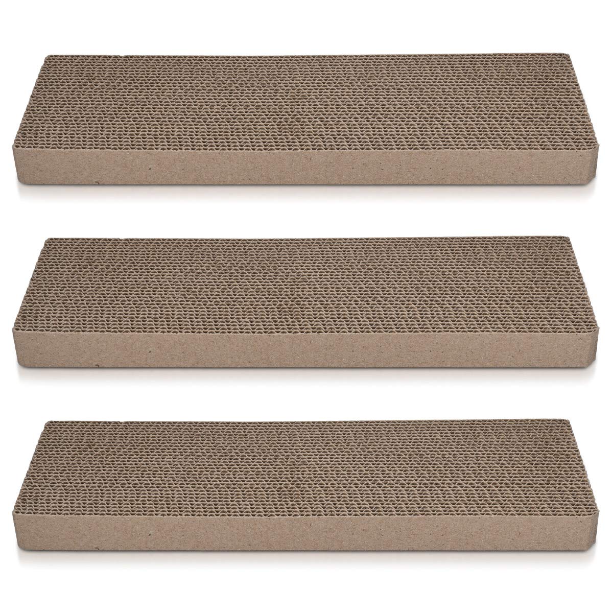 Navaris Cat Scratching Board Set - Narrow Scratch Boards for Scratching ...