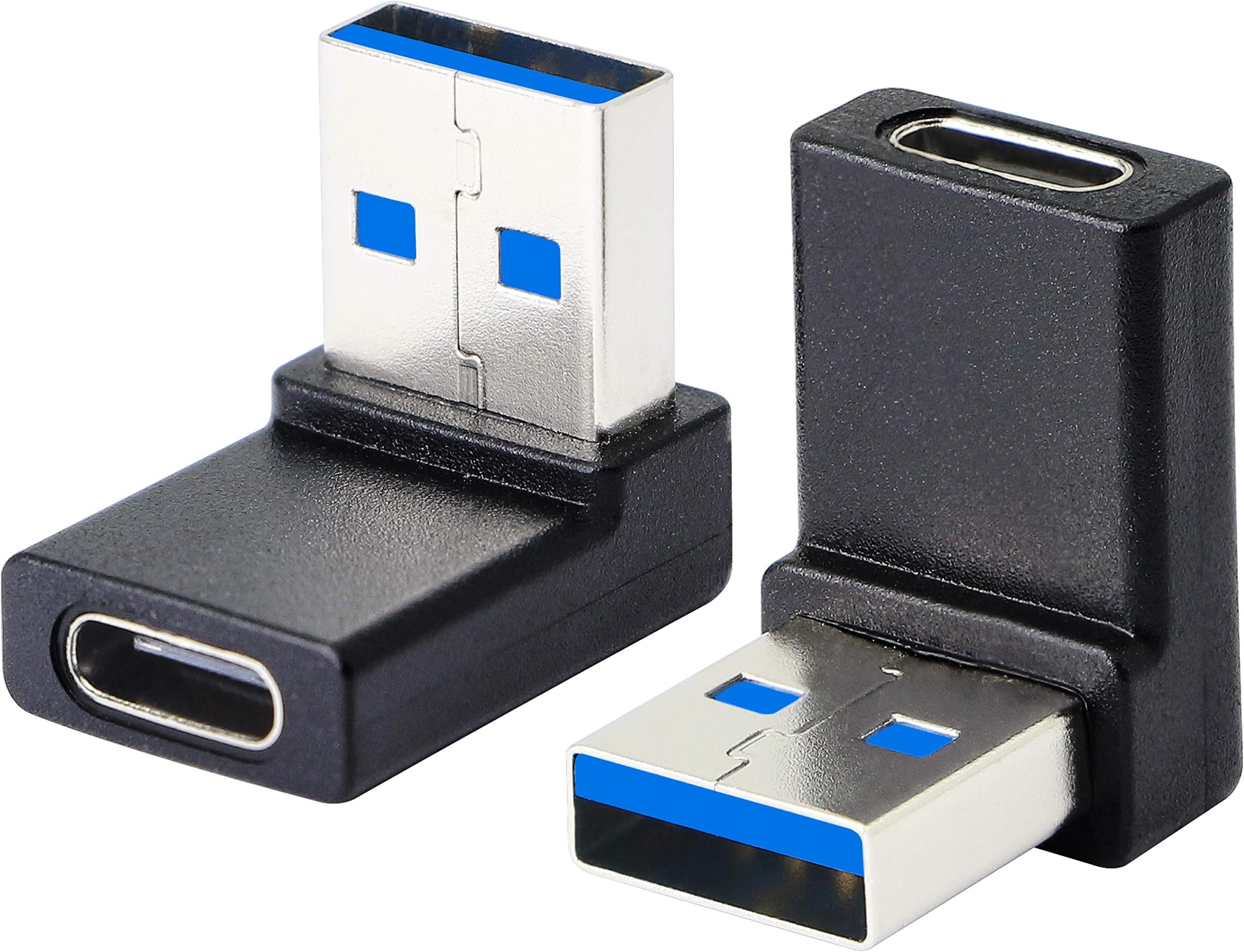 Amazon.com: JOMIHONEY Right Angle USB A Male to USB C Female Adapter ...