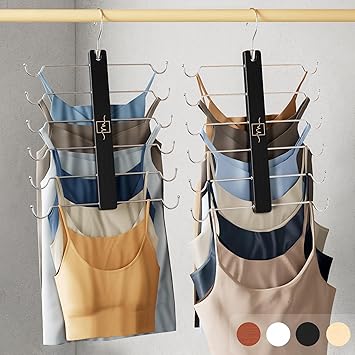 Amazon.com: MORALVE European Beechwood Tank Top Hangers with 360 ...