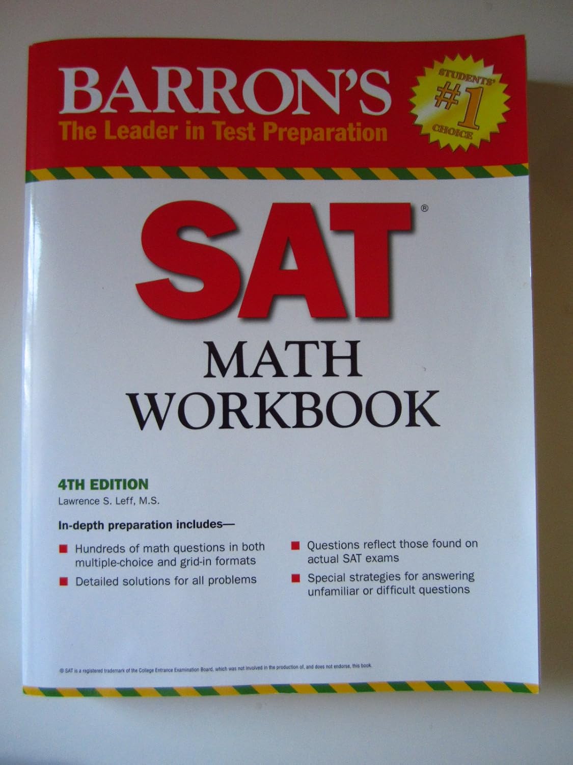 SAT Math Workbook (Barron's: The Leader in Test Preparation): Amazon.co ...