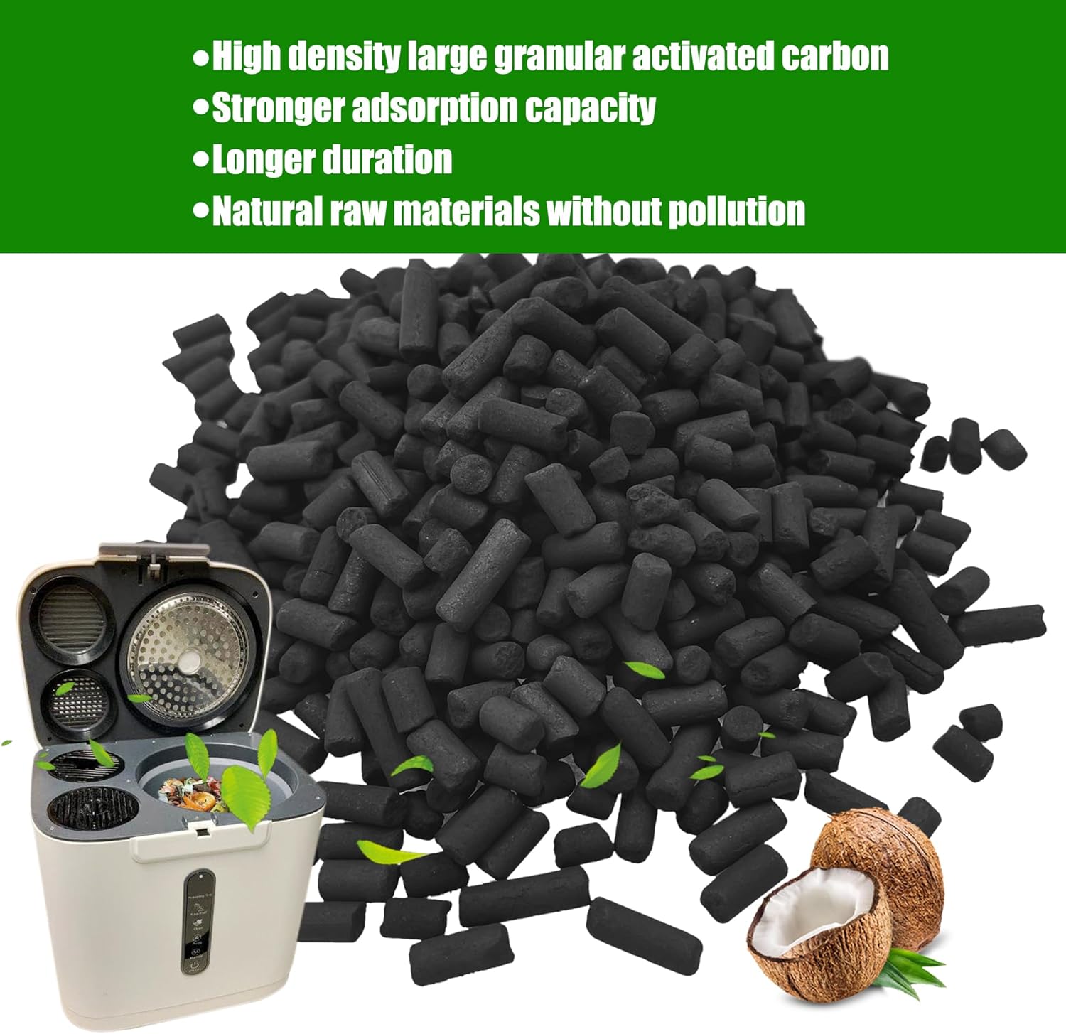 ShuRex Activated Carbon Refills for Fylecen Electric Kitchen Compost ...