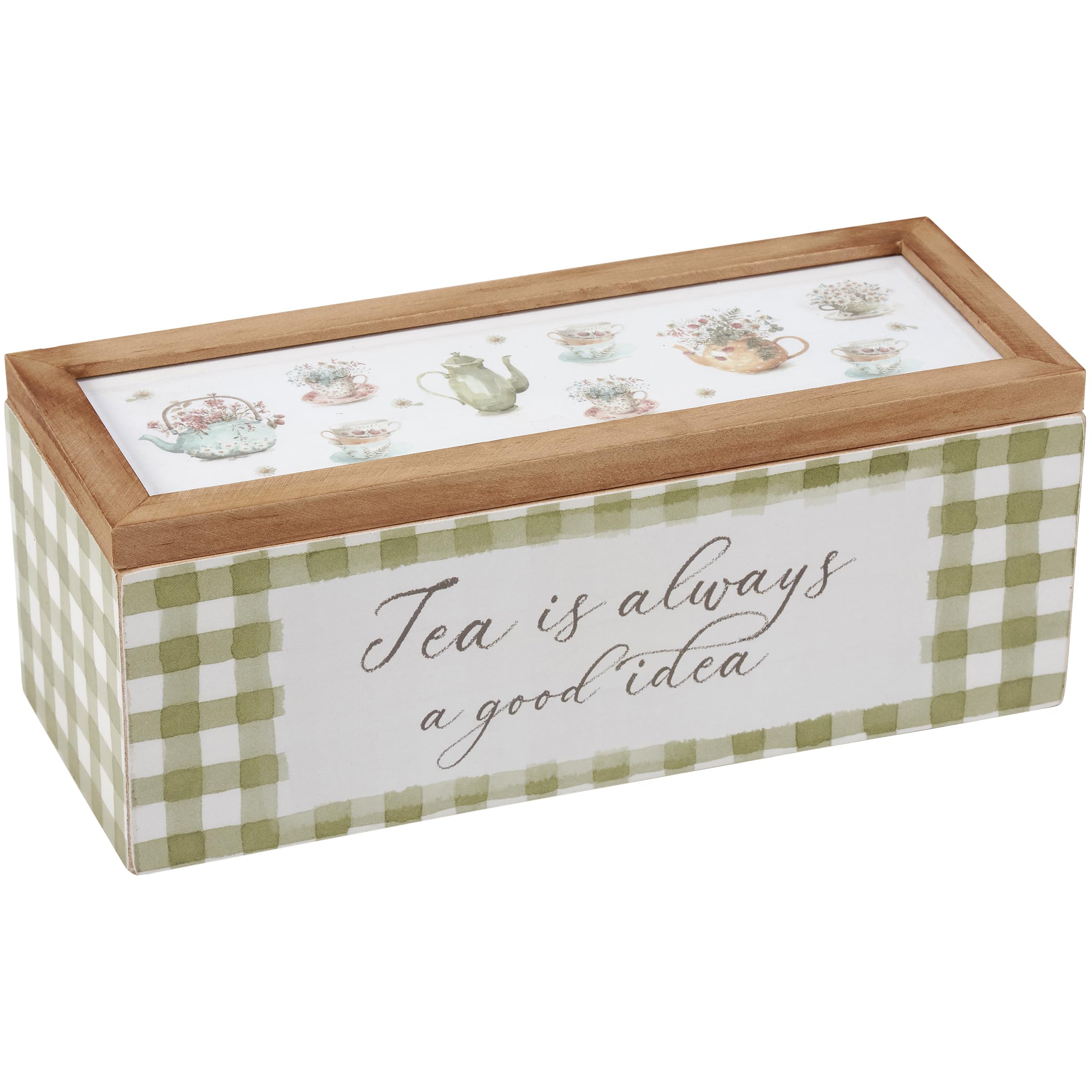 Amazon.com: Primitives by Kathy Decorative Tea Box - tea is always a ...