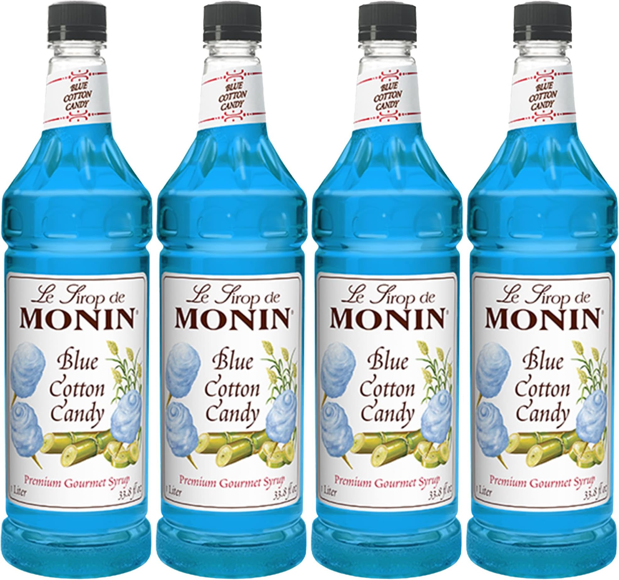 Amazon.com: Premium Gourmet Syrup, Blue Cotton Candy and Blue Raspberry ...