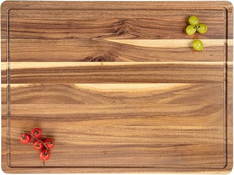 Amazon.com: GaoMon 24 x 18 In Acacia Cutting Boardfor Kitchen, XXL ...