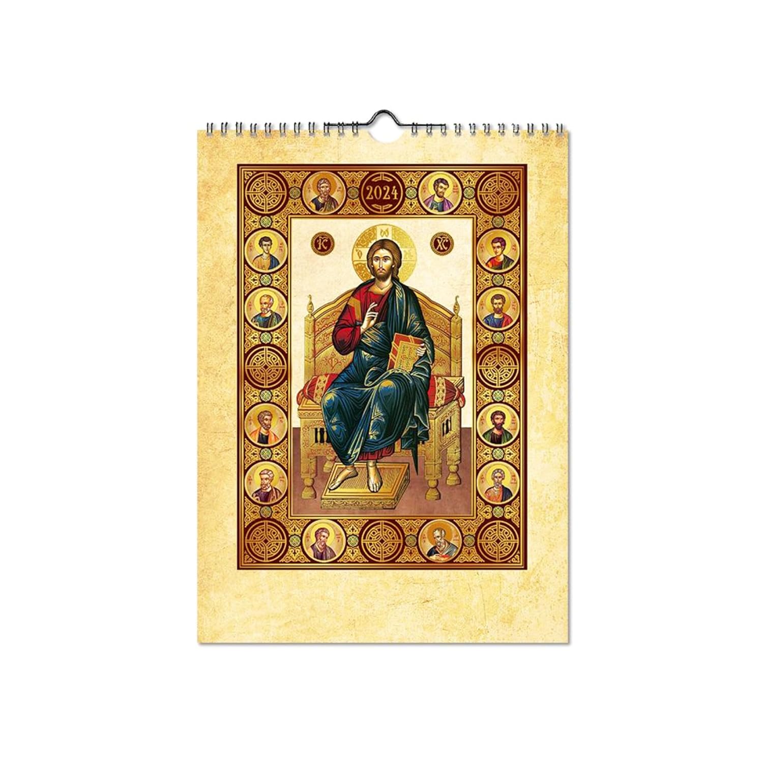 Amazon.com: 2024 30-day Wall Calendar Jesus Christ, Saints Feast days ...