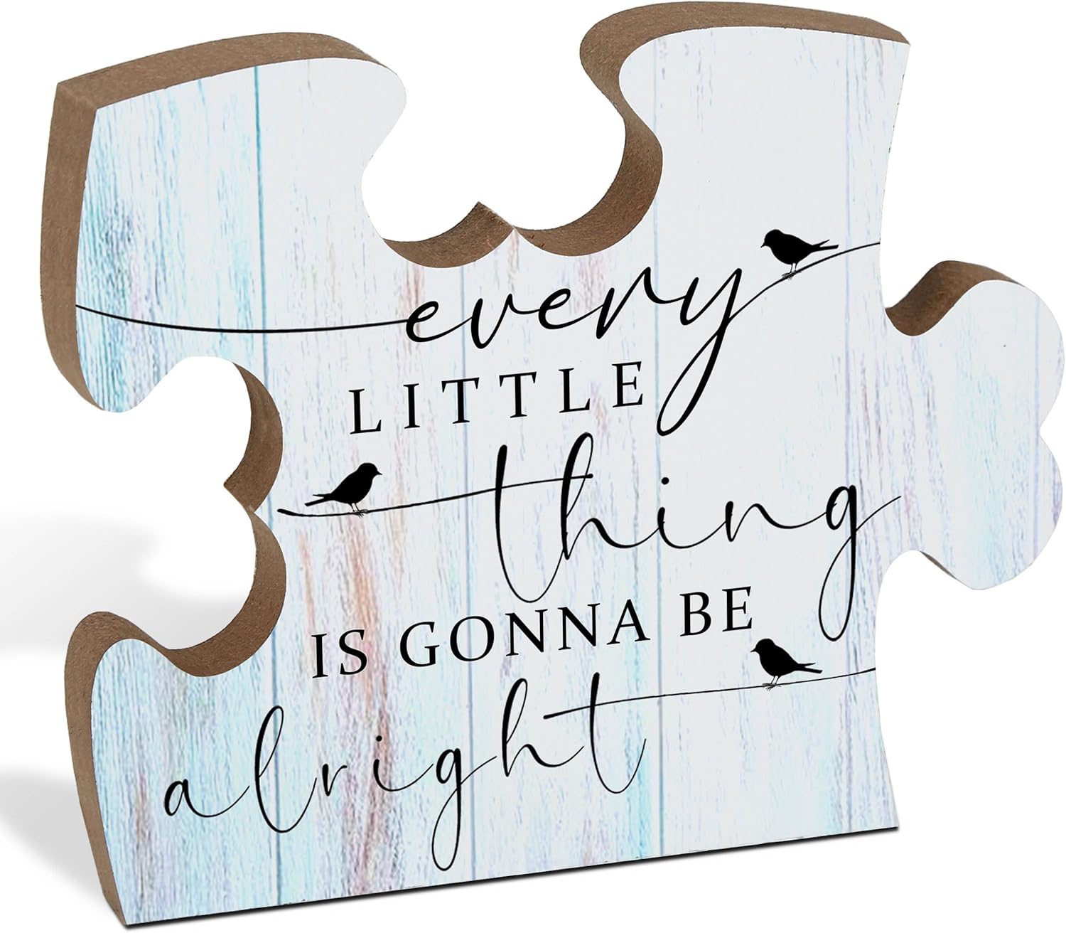 Amazon.com : Every Little Thing's Gonna Be Alright,Farmhouse Wood Sign ...